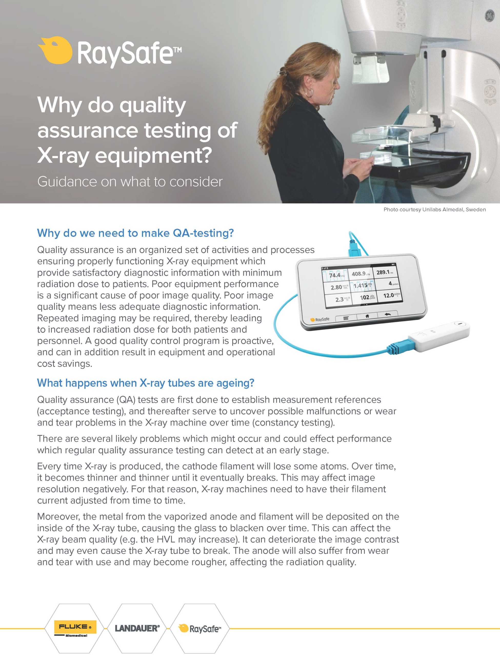 Why X-ray Quality Assurance Testing is Important | RaySafe
